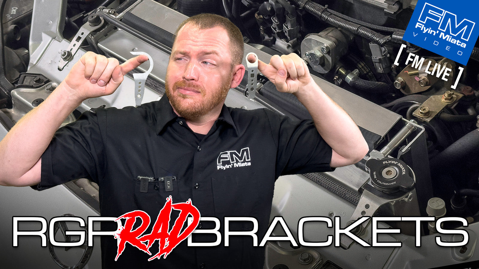 Add STYLE under-hood! RGR Rad Brackets - 4K- FM Live 7-25-24 – Flyin' Miata