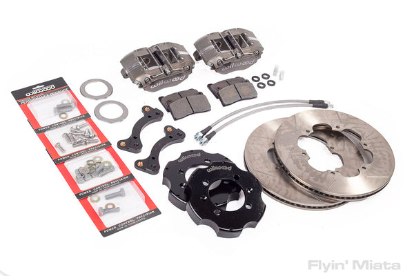 Front-only FM big brake Kit for NA/NB with gray 4-piston Dynapro calip ...