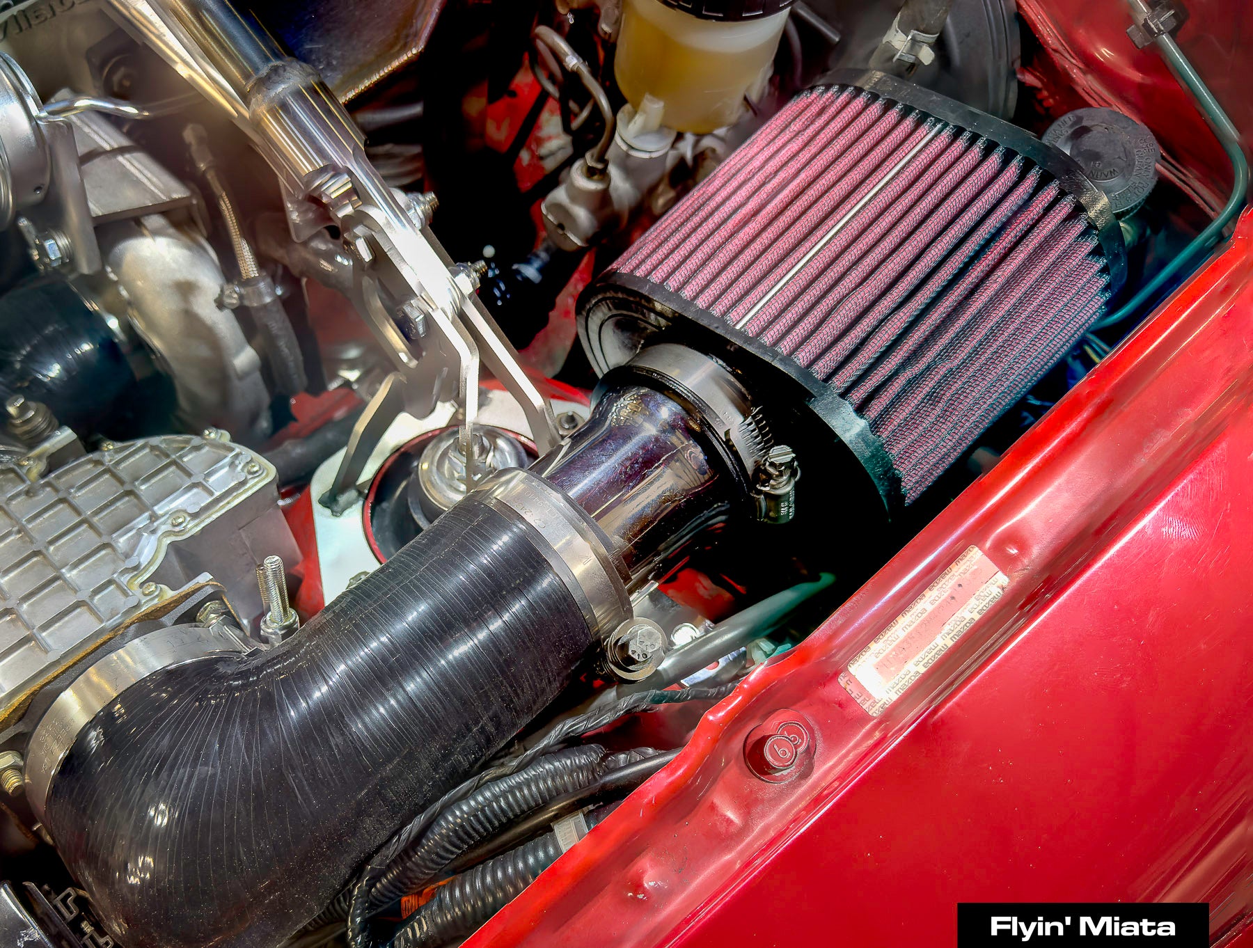 Air filter mount pipe (v2) for 1990-93 Stage 1 turbo systems – Flyin' Miata