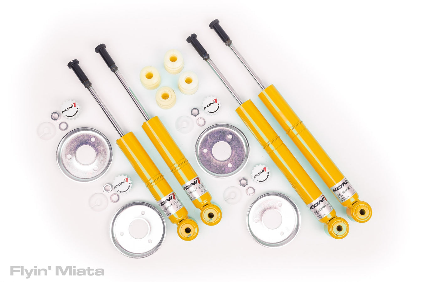 One of the classic Miata shocks. Now with a free set of MCU bumpstops ...