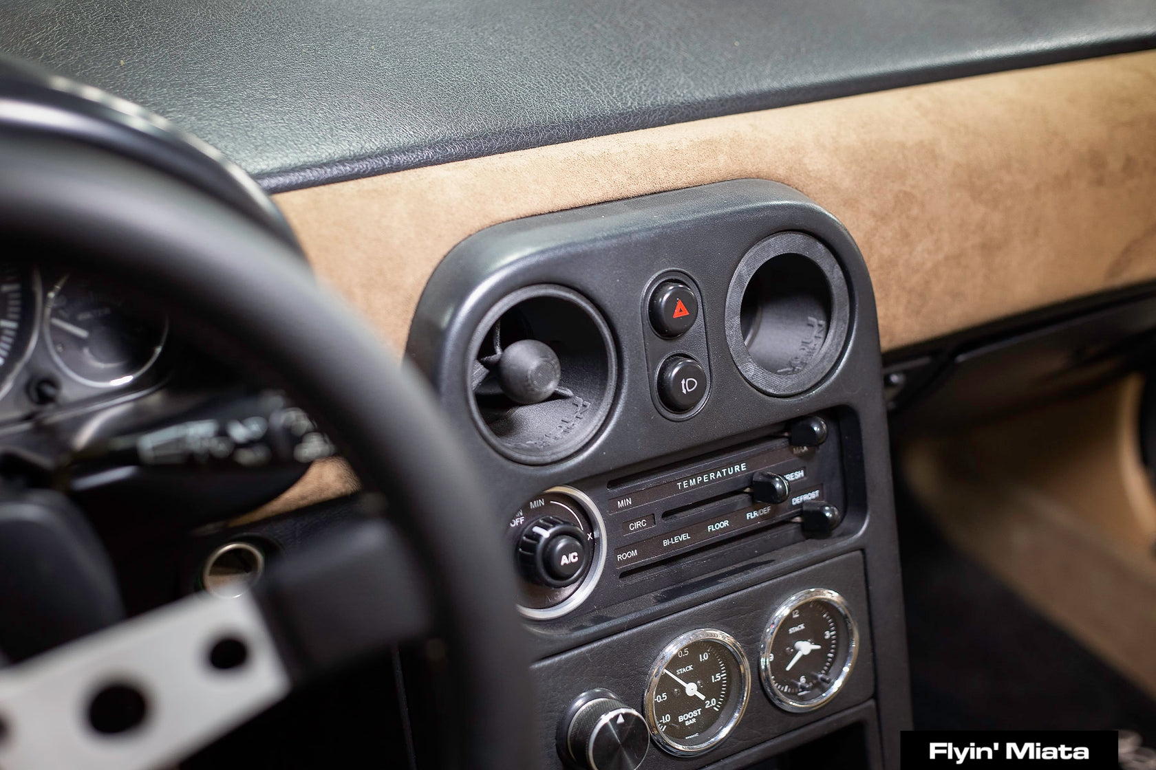 Need a clean, Miata-specific phone holder? Or a "whatever" holder ...